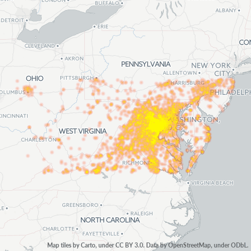 Código de Área 703, Virginia - Cybo