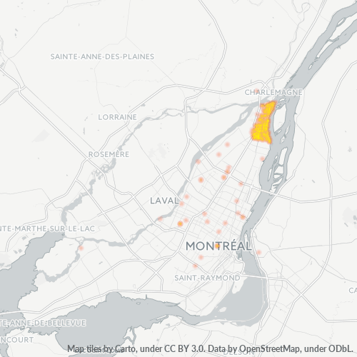 Code Postal H1A - Canada - Cybo