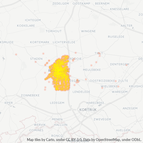 Postcode 8800 - Roeselare, Vlaanderen - Cybo