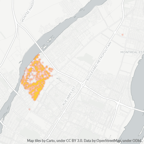 Code Postal H1G - Montréal, Québec - Cybo