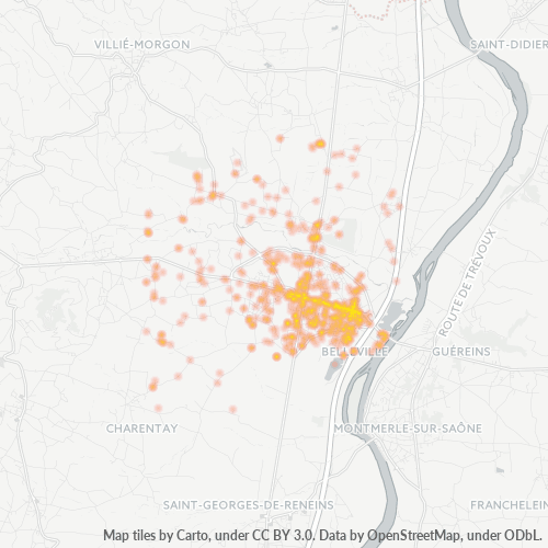 Code Postal 69220 - Belleville (Rhône) - Cybo