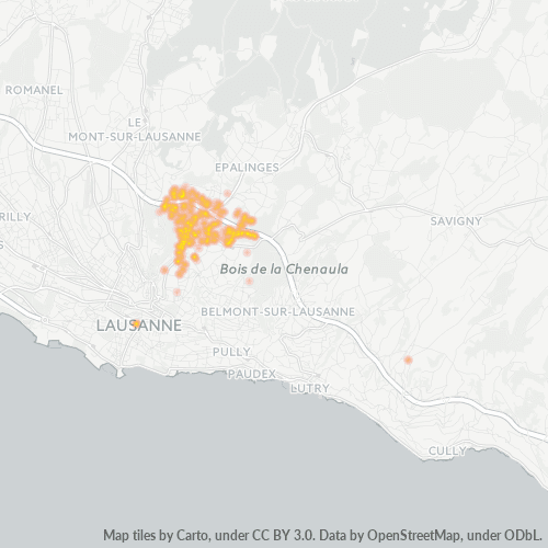 Code Postal 1010 - Lausanne, Canton de Vaud - Cybo