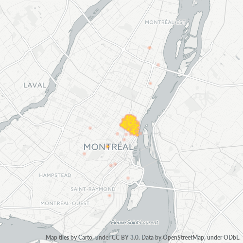 Code Postal H2K - Montréal, Québec - Cybo