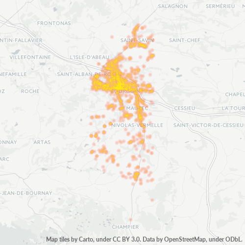 Code Postal 38300 - Bourgoin-Jallieu, Rhône-Alpes - Cybo