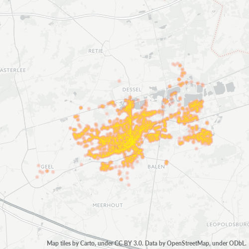 Postcode 2400 - Mol (België) - Cybo