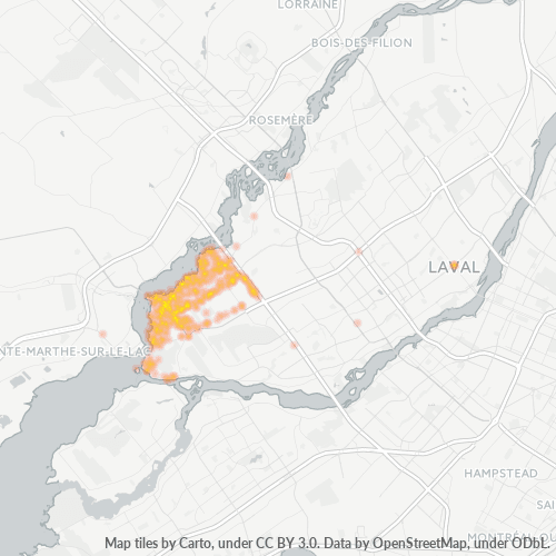 Code Postal H7R - Laval (Québec) - Cybo