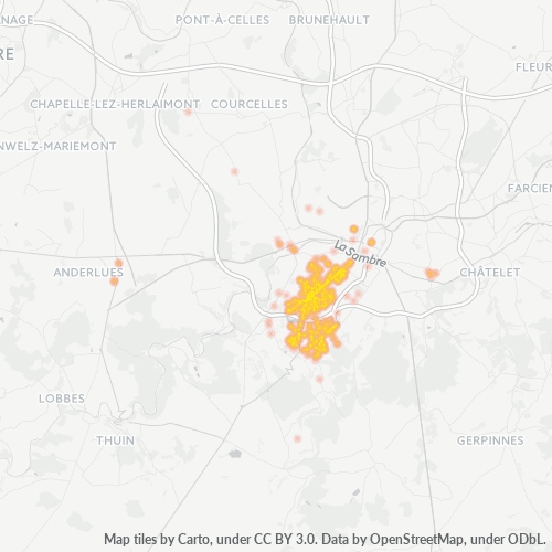Code Postal 6032 - Charleroi, Région wallonne - Cybo