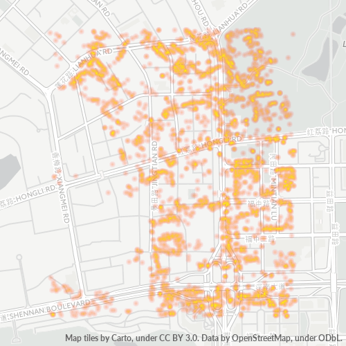 Código Postal 518034 - Shenzhen, Provincia de Cantón - Cybo
