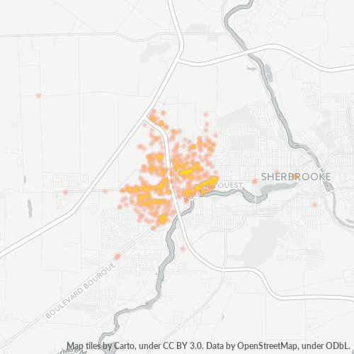 Code Postal J1L - Sherbrooke, Québec - Cybo