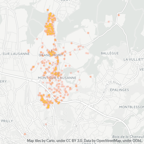 Code Postal 1052 - Le Mont-sur-Lausanne, Canton de Vaud - Cybo