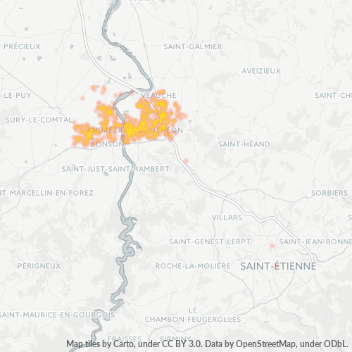 Code Postal 42160 - Saint-Cyprien (Loire) - Cybo