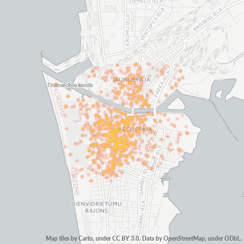 Pasta Indekss LV-3401 - Liepāja - Cybo