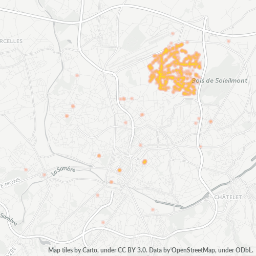 Code Postal 6043 - Charleroi, Région wallonne - Cybo
