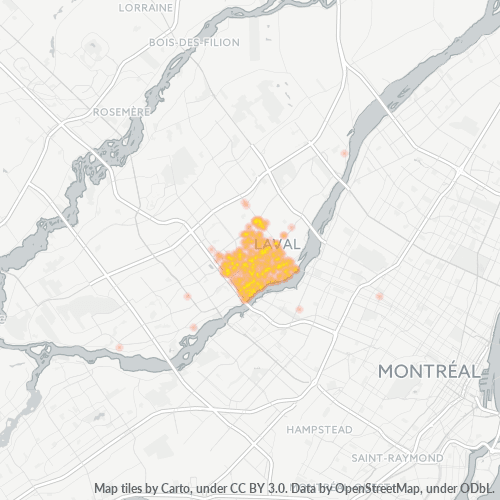 Code Postal H7N - Laval (Québec) - Cybo