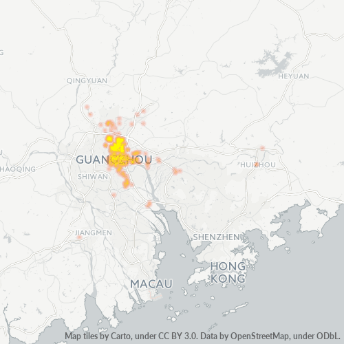 Postleitzahl 510000 - Guangzhou, Guangdong - Cybo