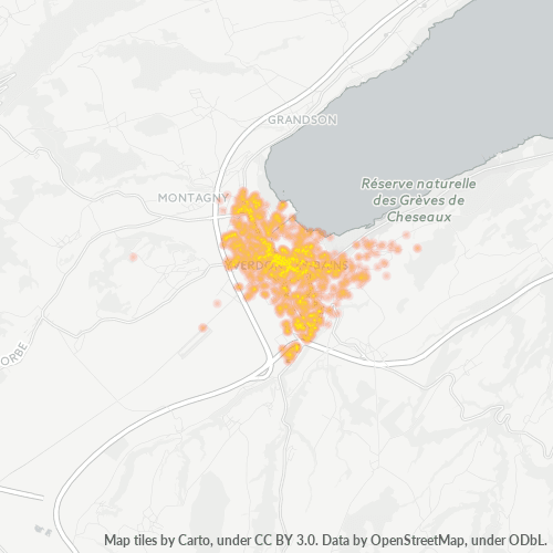 Code Postal 1400 - Yverdon-les-Bains, Canton de Vaud - Cybo