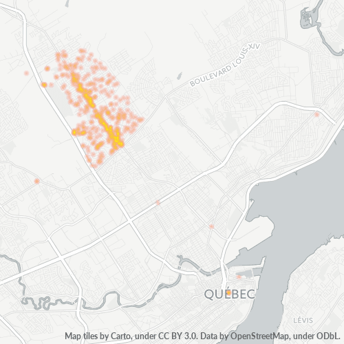 Code Postal G1G - Québec (ville) - Cybo