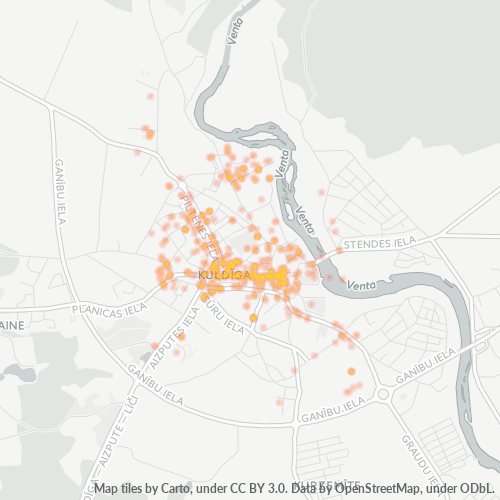 Pasta Indekss LV-3301 - Kuldīgas rajons - Cybo